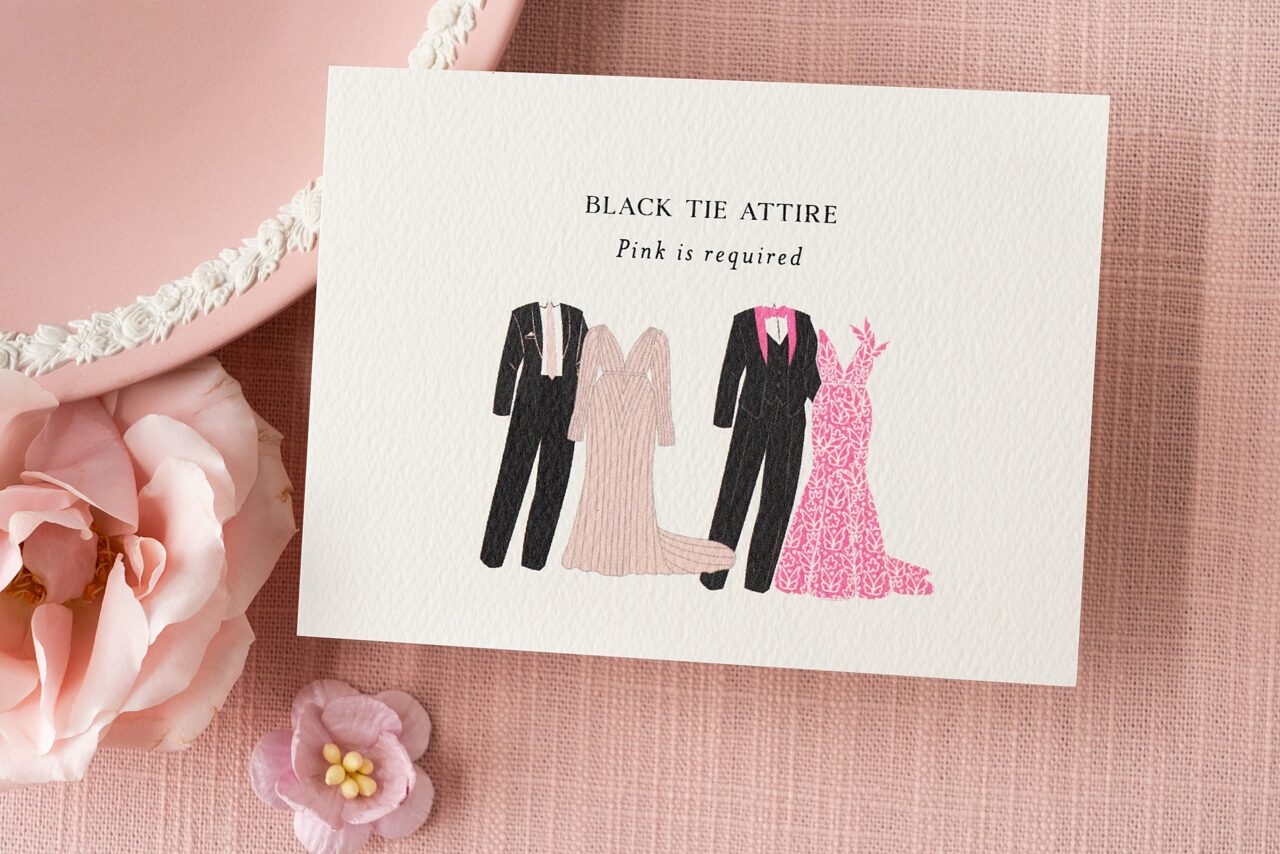 Elevated Pink-Inspired Nashville Wedding | Full Service Calligraphy
