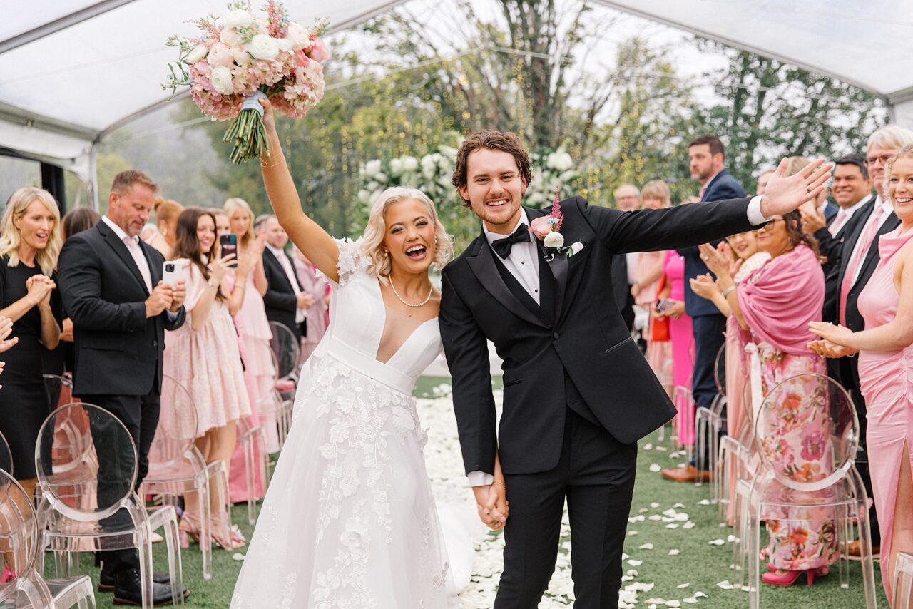 Elevated Pink-Inspired Nashville Wedding | Full Service Calligraphy